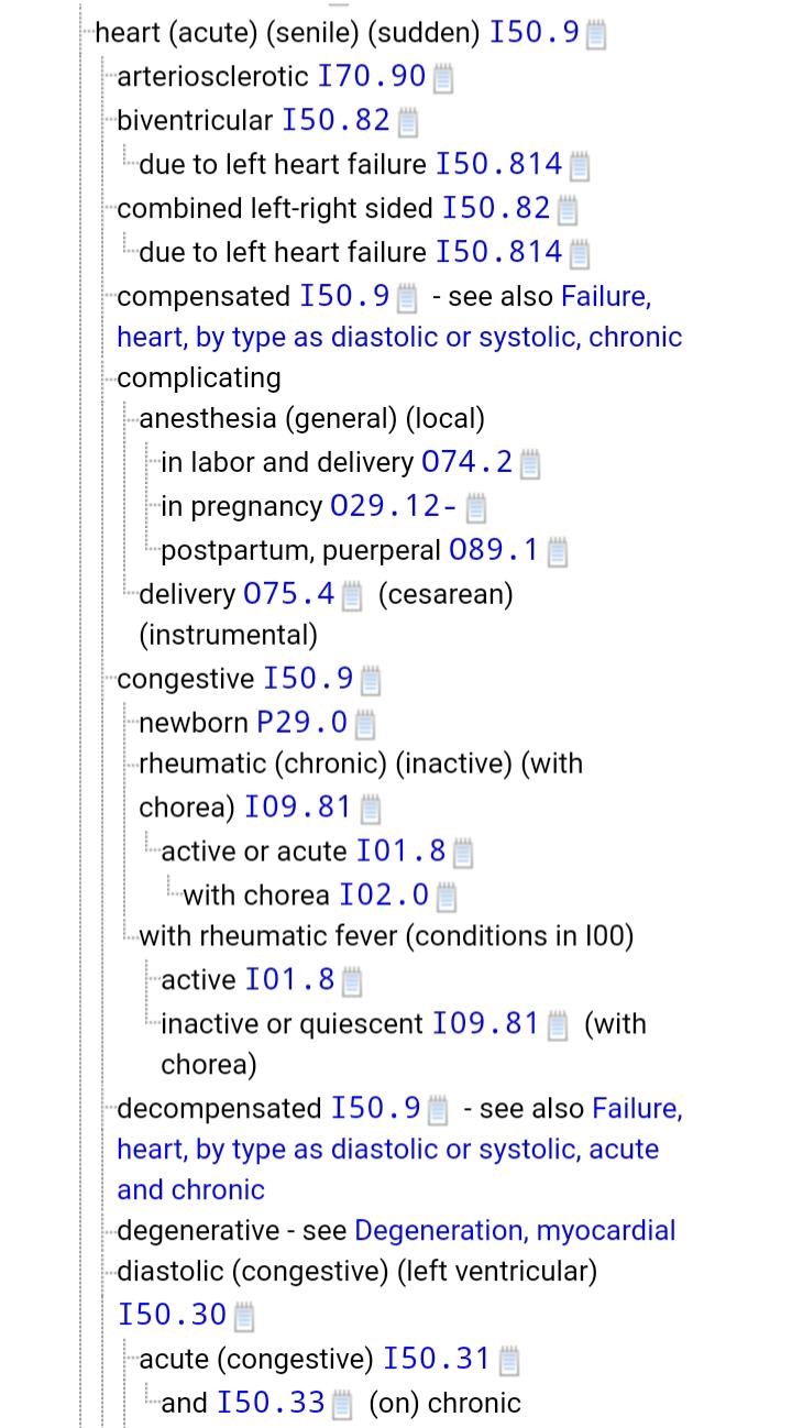 CHF ICD 10 Codes Guidelines And Examples Congestive Heart Failure CHF ICD 10 Codes Guidelines And Examples Congestive Heart Failure